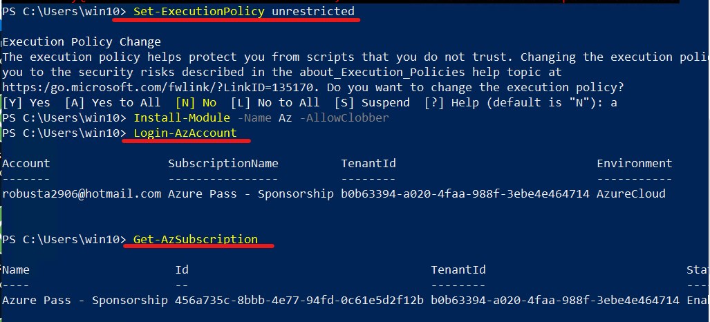 Lab Microsoft Azure Module 1 - Azure Administration Lab Microsoft Azure Module 1 - Azure Administration