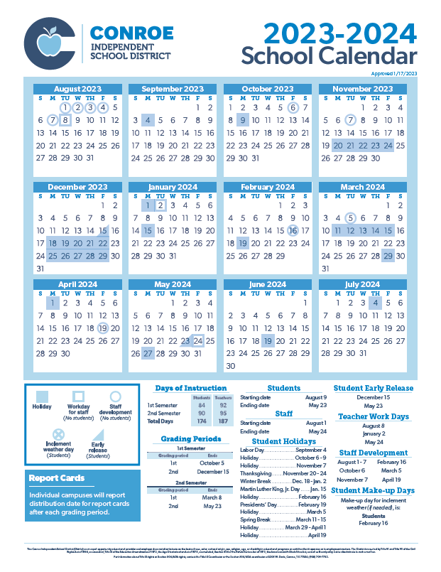 Coulson Tough PTO - Calendar